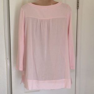 J. Jill | Tops | Jjill Pink Pima Cottonnwot Super Soft Womens M | Poshmark